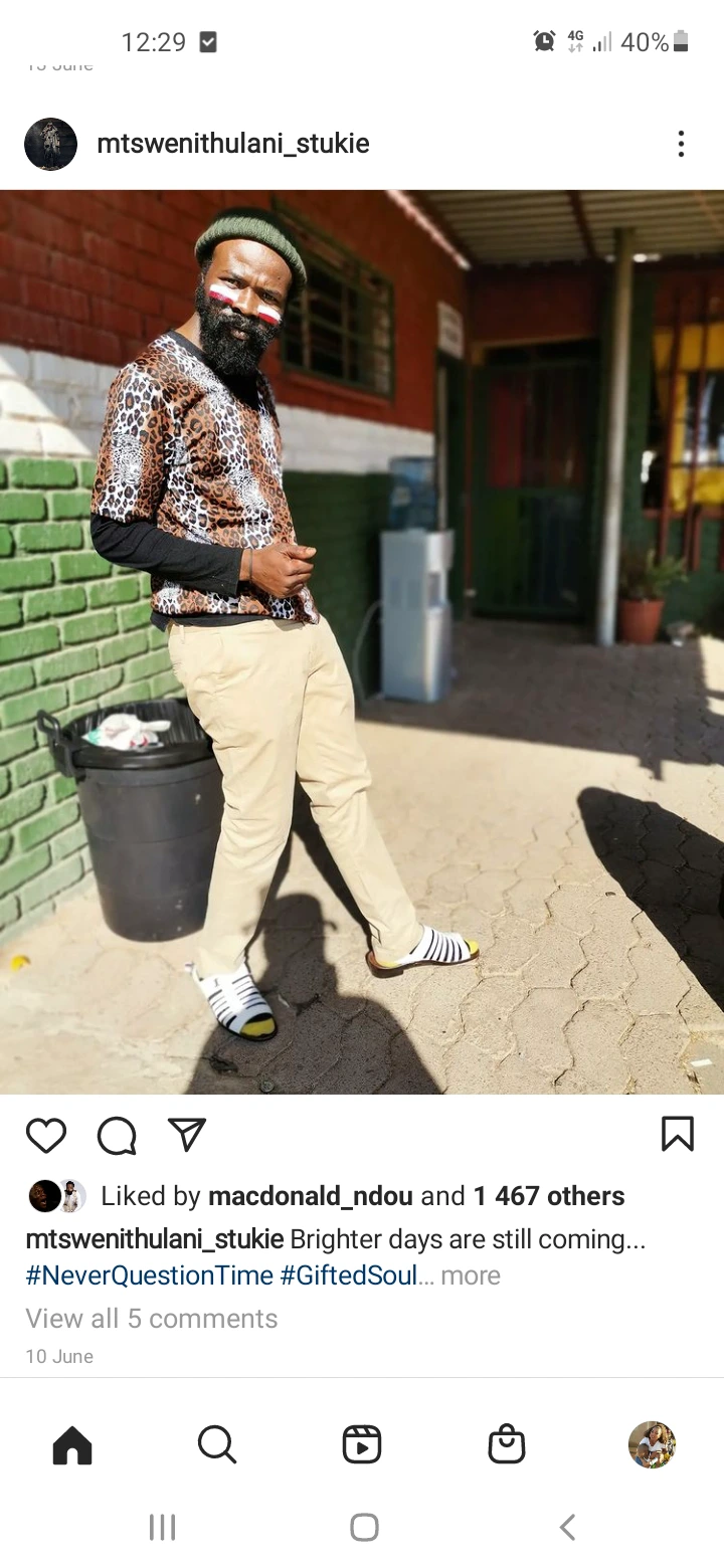 Actor Bongani From #Gomora Left Mzansi Happy After He Shares His ...