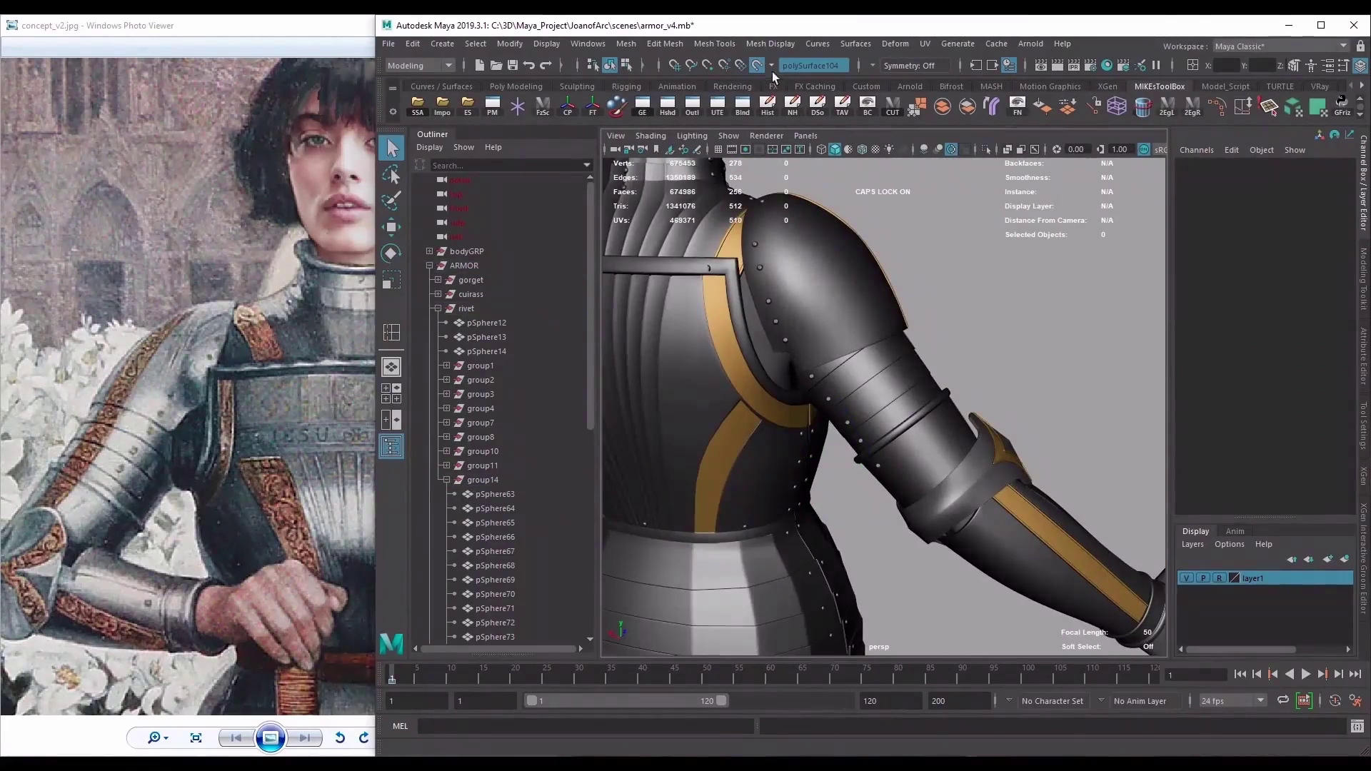 Wingfox, MikeHong | Creating a photorealistic character Joan of Arc ...