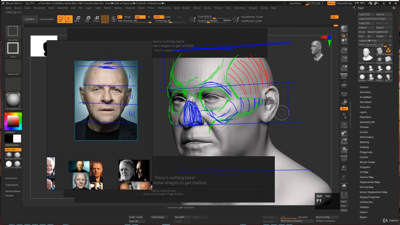 Udemy, Nexttut, Victor Yamakado | Zbrush Character Likeness Sculpting ...