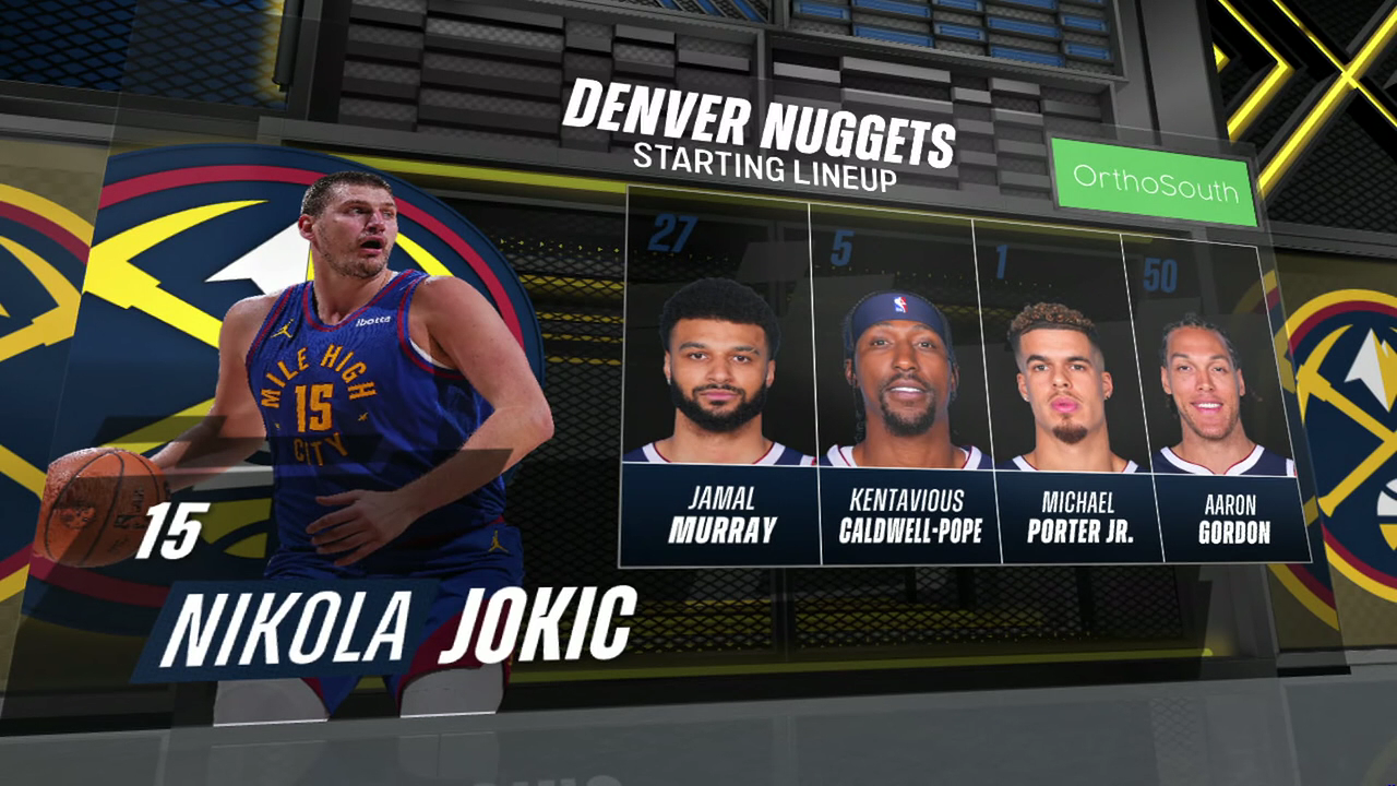 NBA 2023-2024 / RS / 27.10.2023 / Denver Nuggets @ Memphis Grizzlies ...