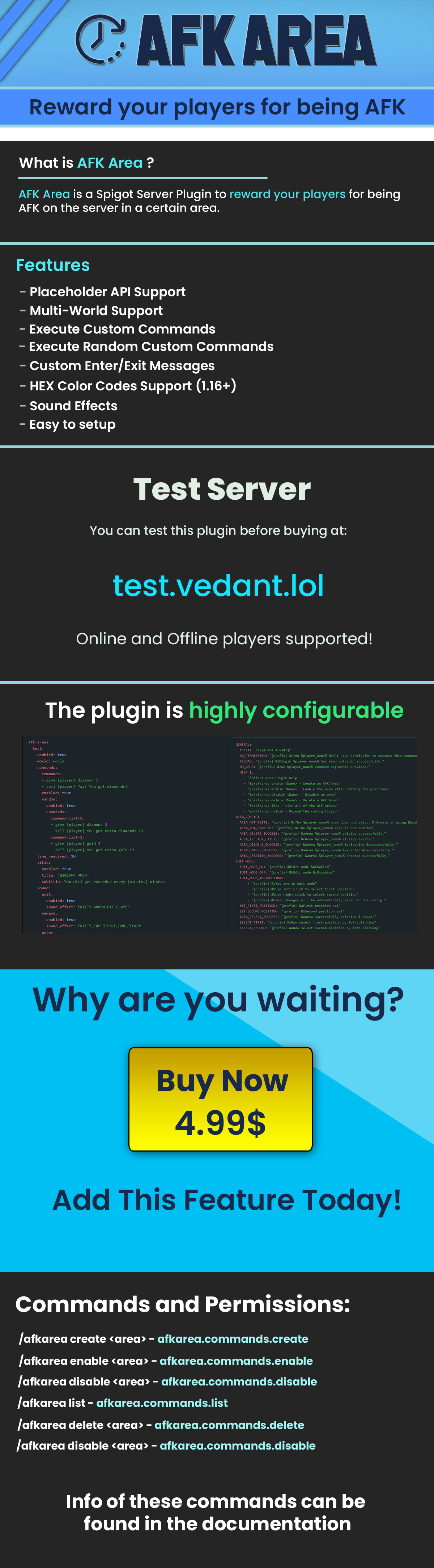 AFK Area | Reward your players for AFK | BuiltByBit